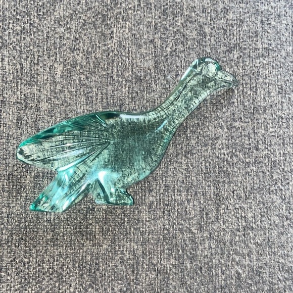 Source Unknown | Accents | Green Art Glass Goose Paperweight G7 | Poshmark